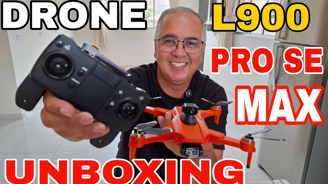 L900 PRO SE MAX AGORA COM SENSOR DE OBSTÁCULOS E CÂMERA 4K UNBOXING ...