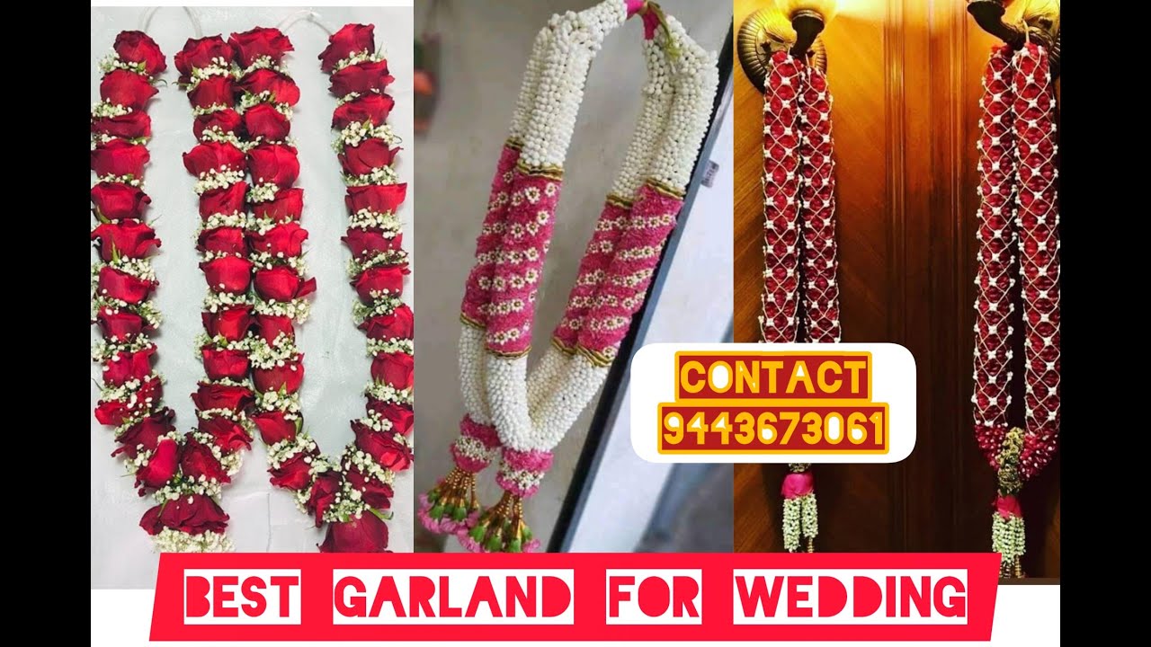 Wedding Garland / Engagement Garland / Latest Model Maala - YouTube