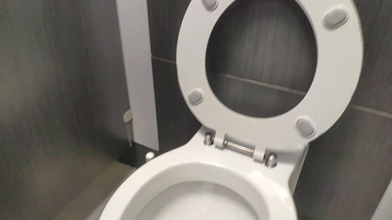 Toilet at Tesco St Leonards on sea - YouTube