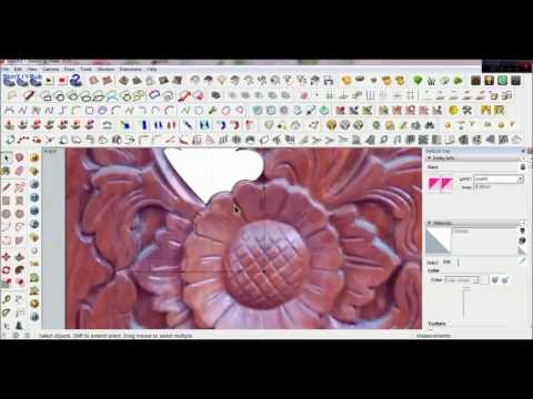 How to make wood carving on SketchUp [Full] - YouTube