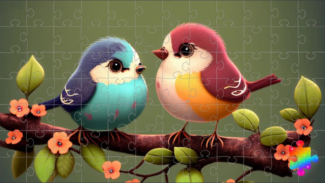Cute Birds - Jigsaw Puzzles for Kids - Puzzle Planet - YouTube