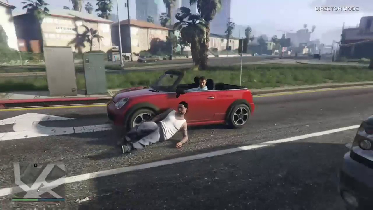 How to enable gang members in vehicles on gta 5 director mode - YouTube