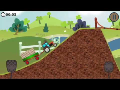 Go Tractor! Fun Driving Tractor Uphill Racing Challenge - YouTube
