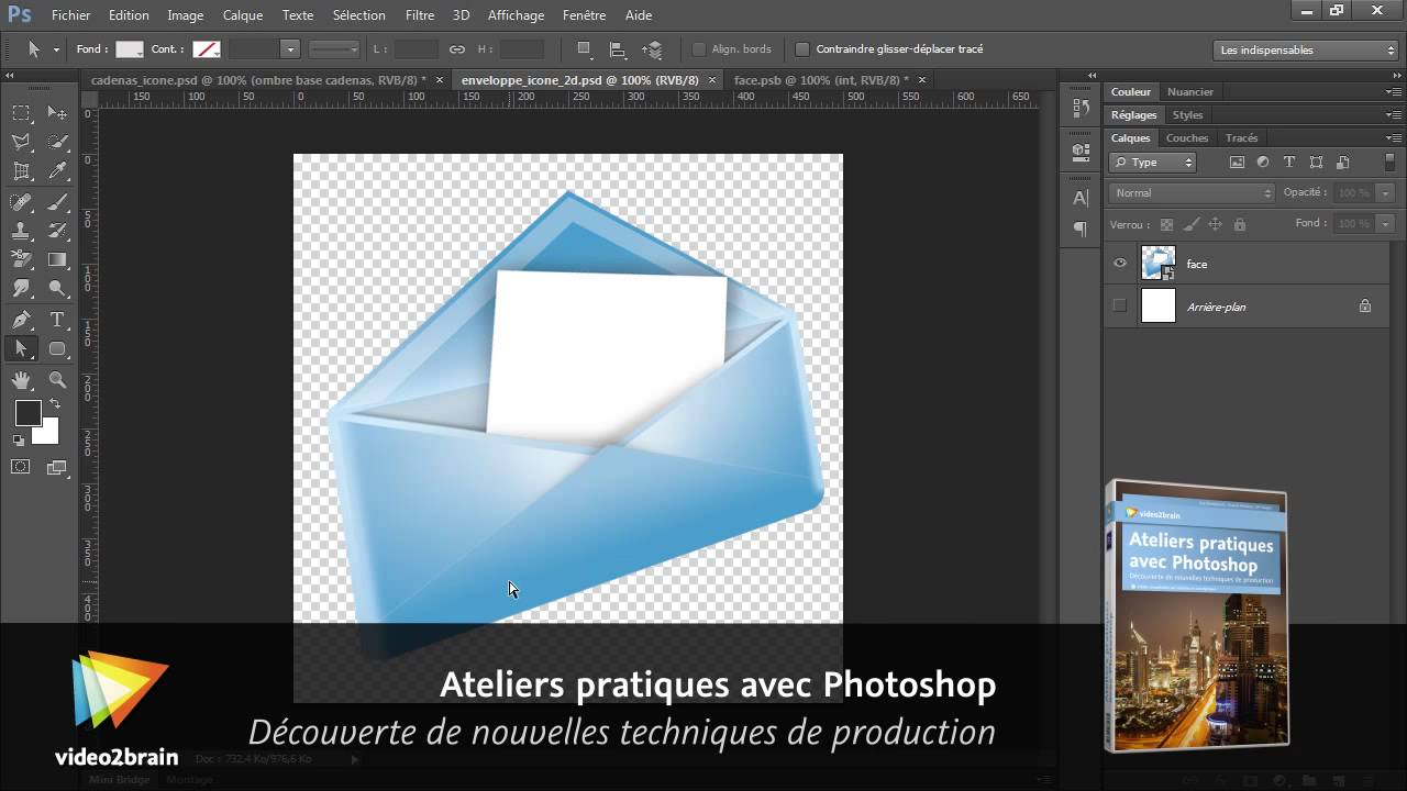 video2brain - Atelier créatif avec Photoshop : Les icônes - YouTube