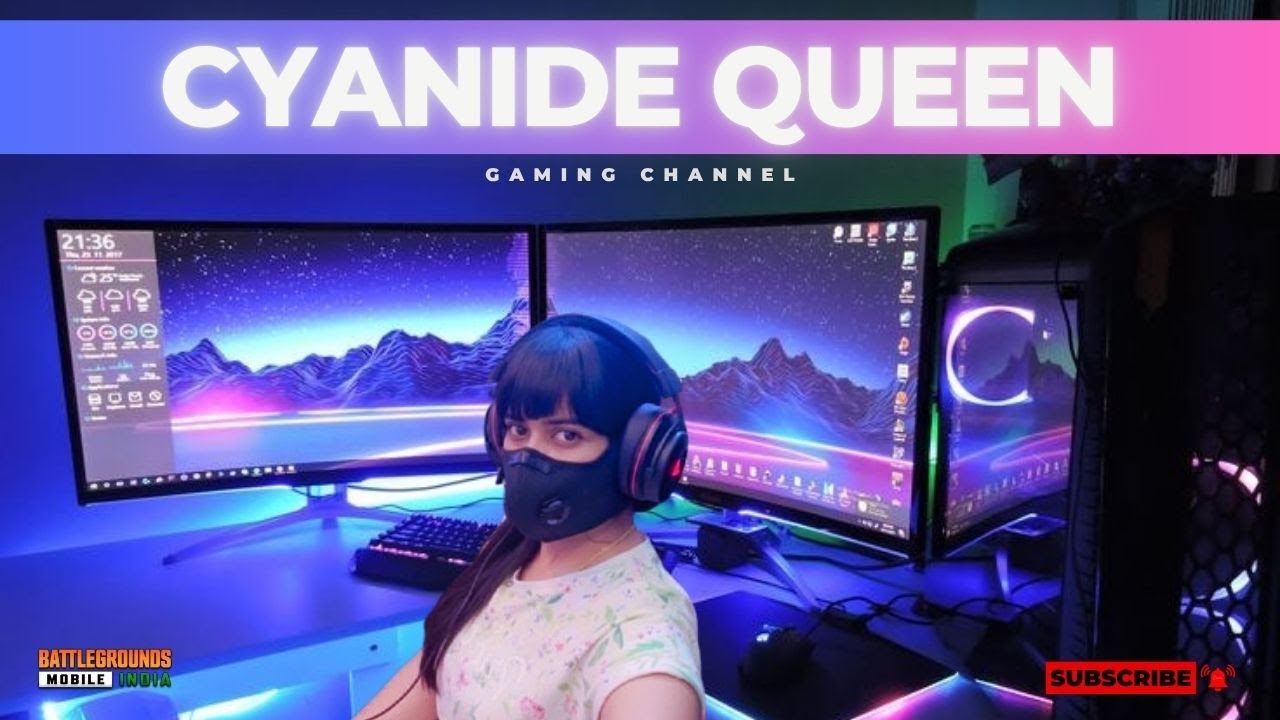 CYANIDE MASK GIRL👧😷 FACE CAM🎮 17-10-25 #bgmi #girlgameplay #bgmilive # ...