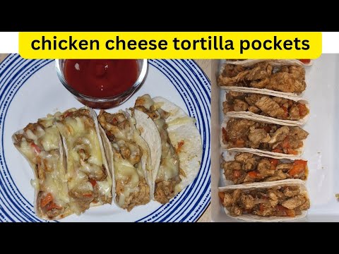 How I can make tortilla pockets || Mini taco wraps || Easy and quick ...