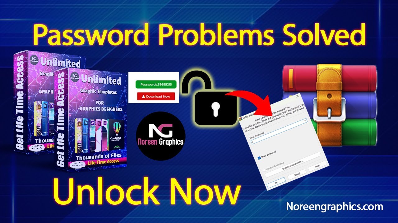 Password Problem Solved | Noreen Graphics | - YouTube