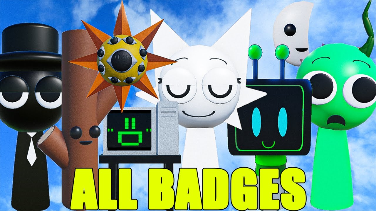 How to Find ALL Sprunki Morphs and Badges in 3D Sprunki RP and ...