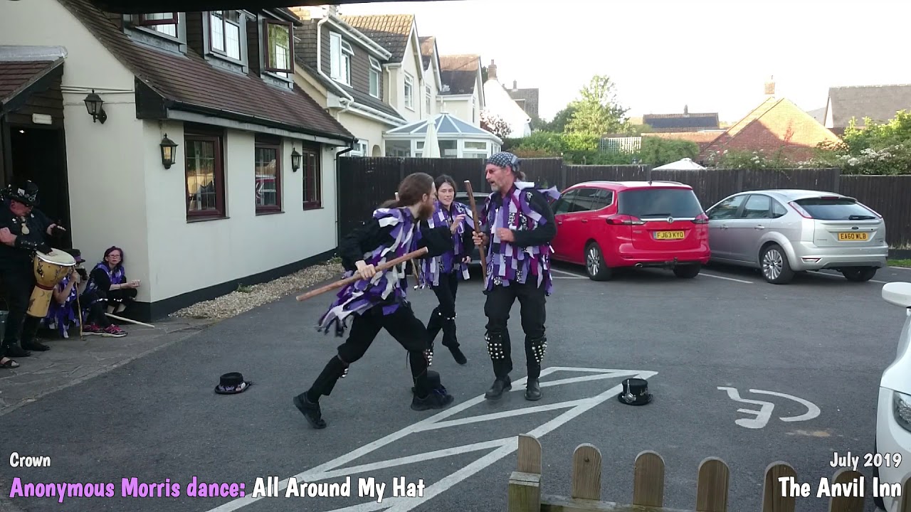 Anonymous Morris Dance: All Around My Hat (July 2019) - YouTube