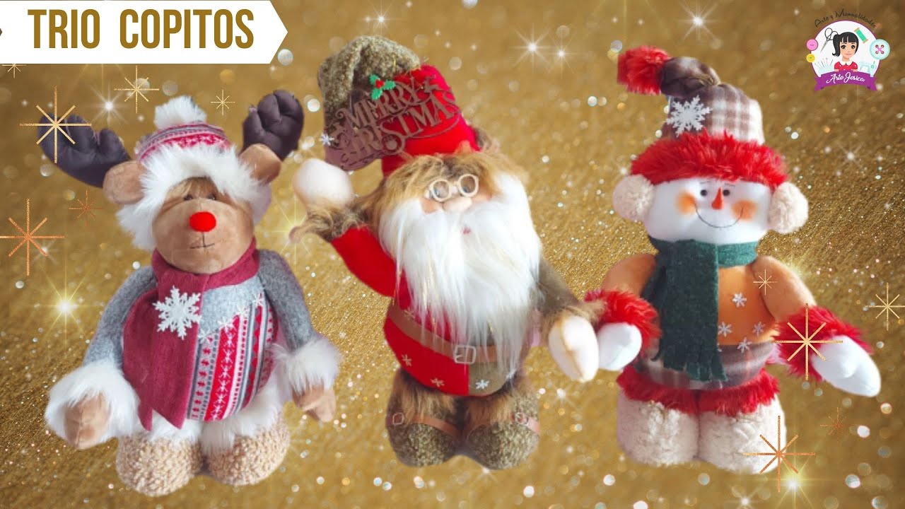 KIT DE MOLDES - TRIO COPITOS / NAVIDAD ARTE JESICA - YouTube