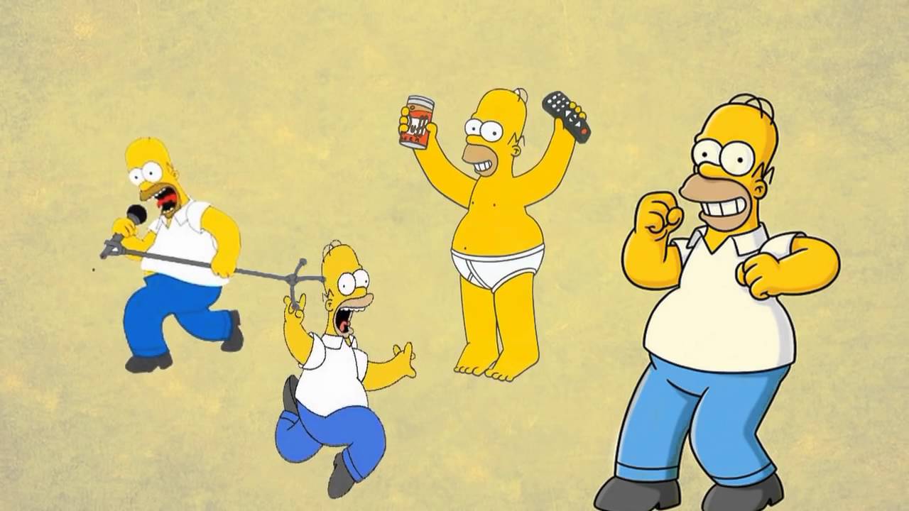 The Simpsons Finger Family Nursery Rhyme - YouTube