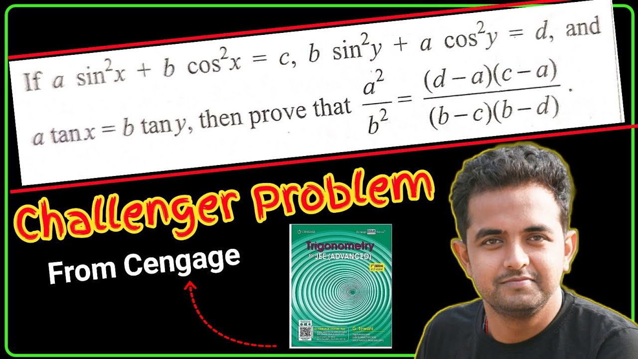 | Most important problem of trigonometry from cengage | #jee2025 #jee # ...