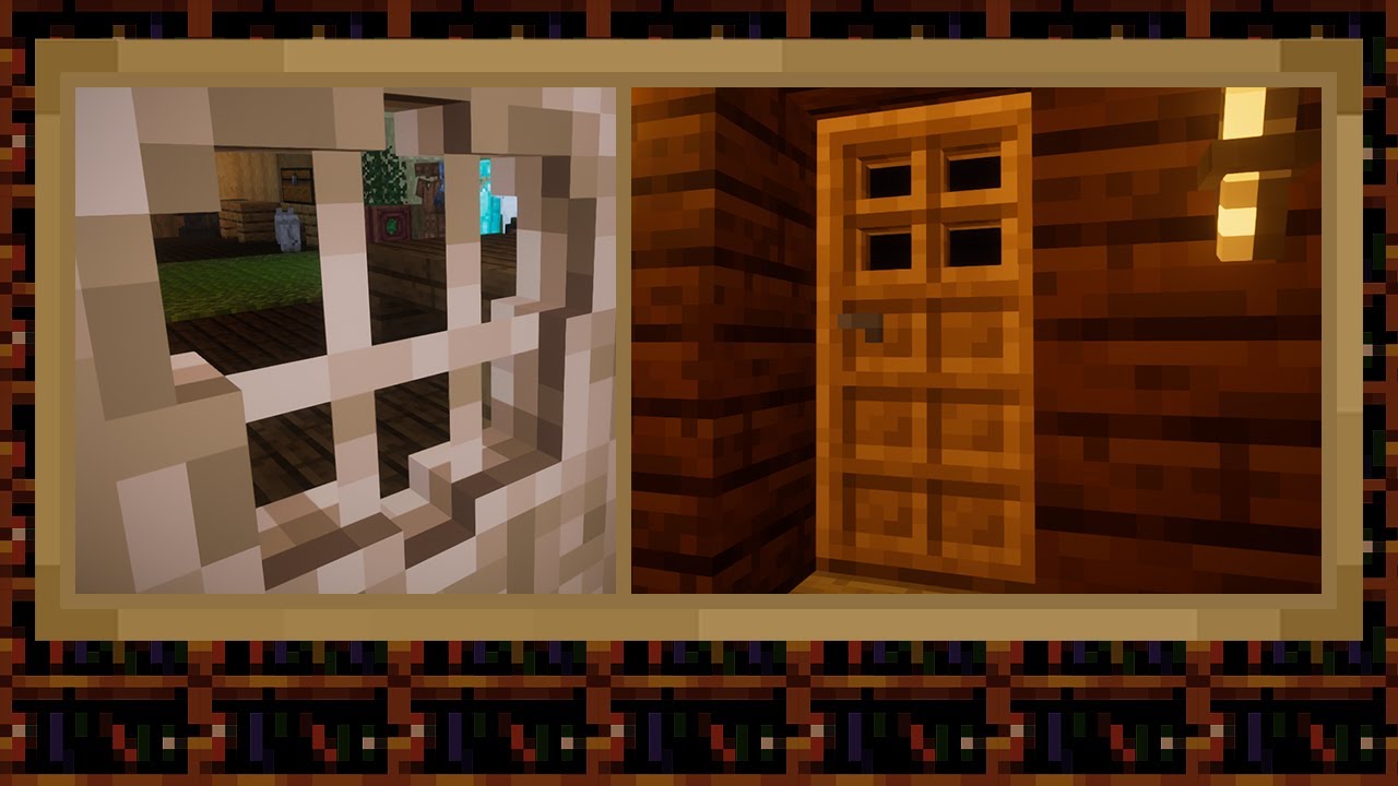 Door Tweaks - Minecraft Resource Pack - YouTube