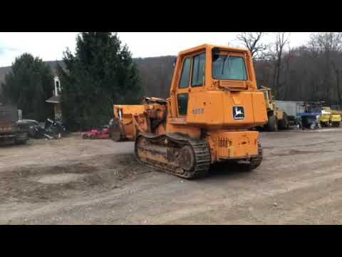 John Deere 655 loader - YouTube