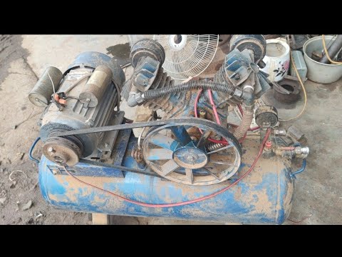 How to repair broken air compressor tank - YouTube