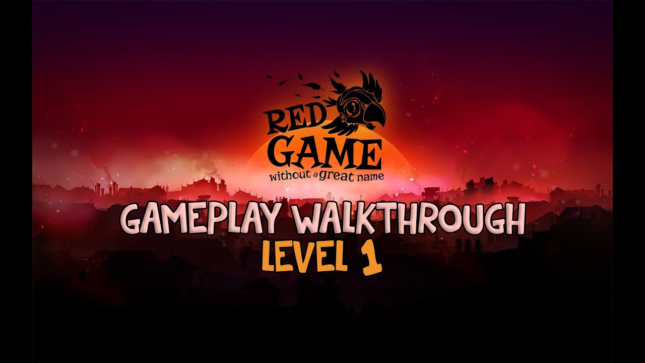 Red Game Without a Great Name Complete Walkthrough - Level 1 - YouTube