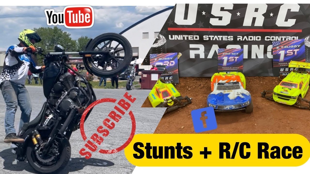 R/C race at adrenaline r/c USRC FINALS Winchester Va. and a stunt show ...