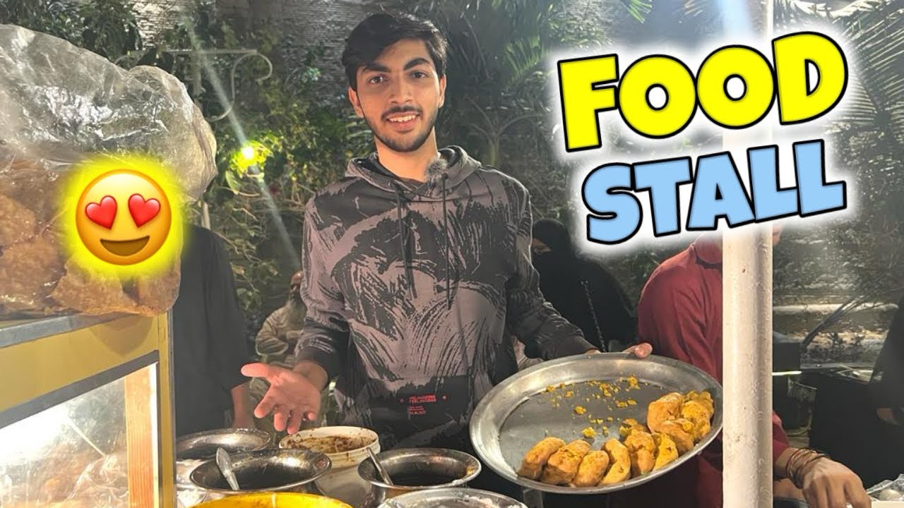 Food stall laga liya dost| Indian dish vada pav bhi kha liya 😋🍔 - YouTube