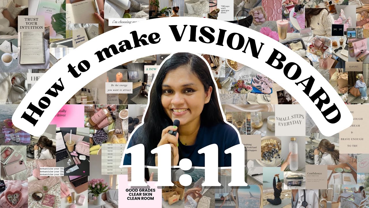 How to make a Vision Board| 11:11 අද තමයි හොඳම දවස - YouTube