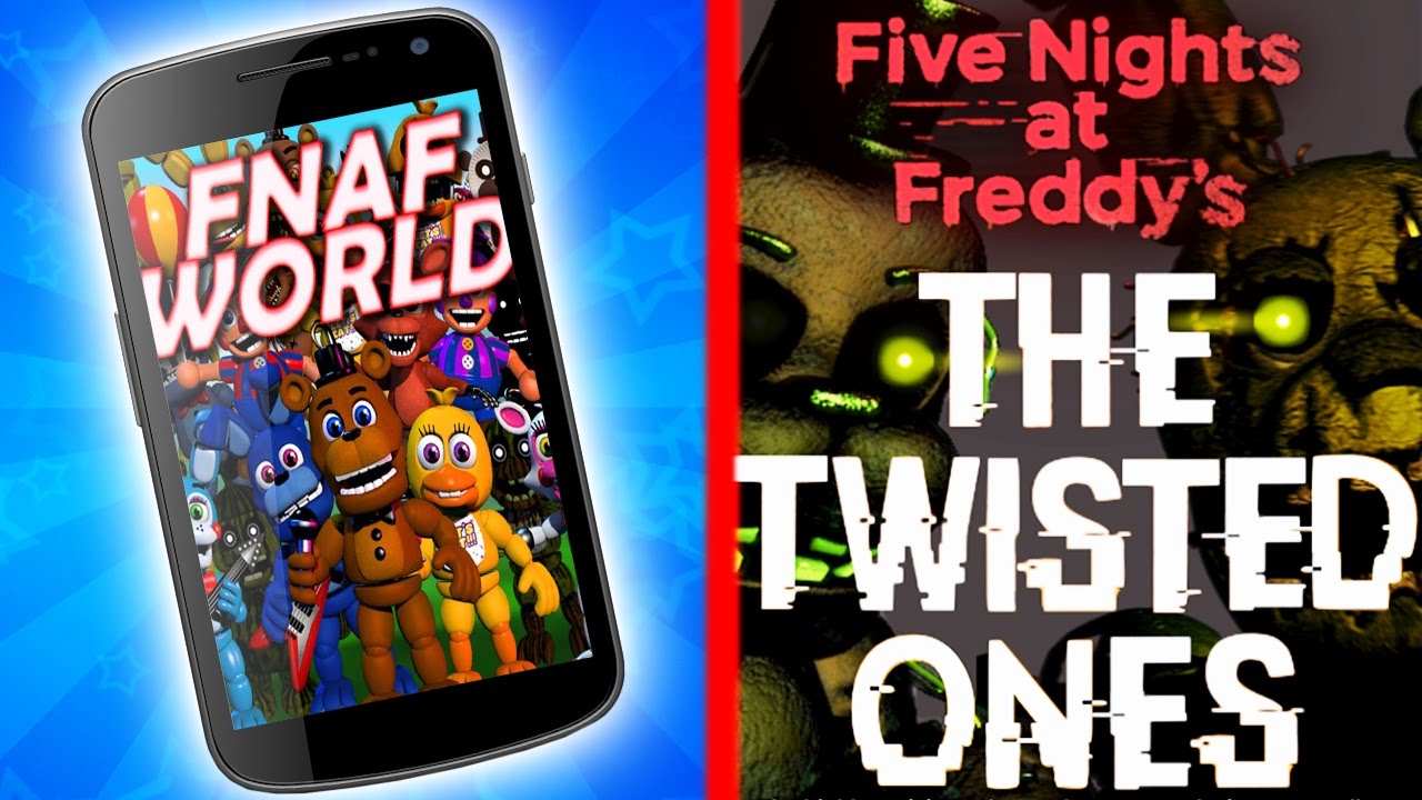 FNAF WORLD на ANDROID и ВТОРАЯ КНИГА FNAF - YouTube