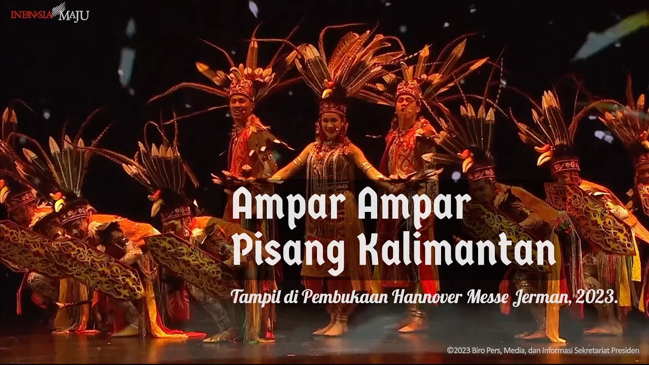 TARIAN INDONESIA TAMPIL DI JERMAN | Ampar Ampar Pisang Kalimantan - YouTube