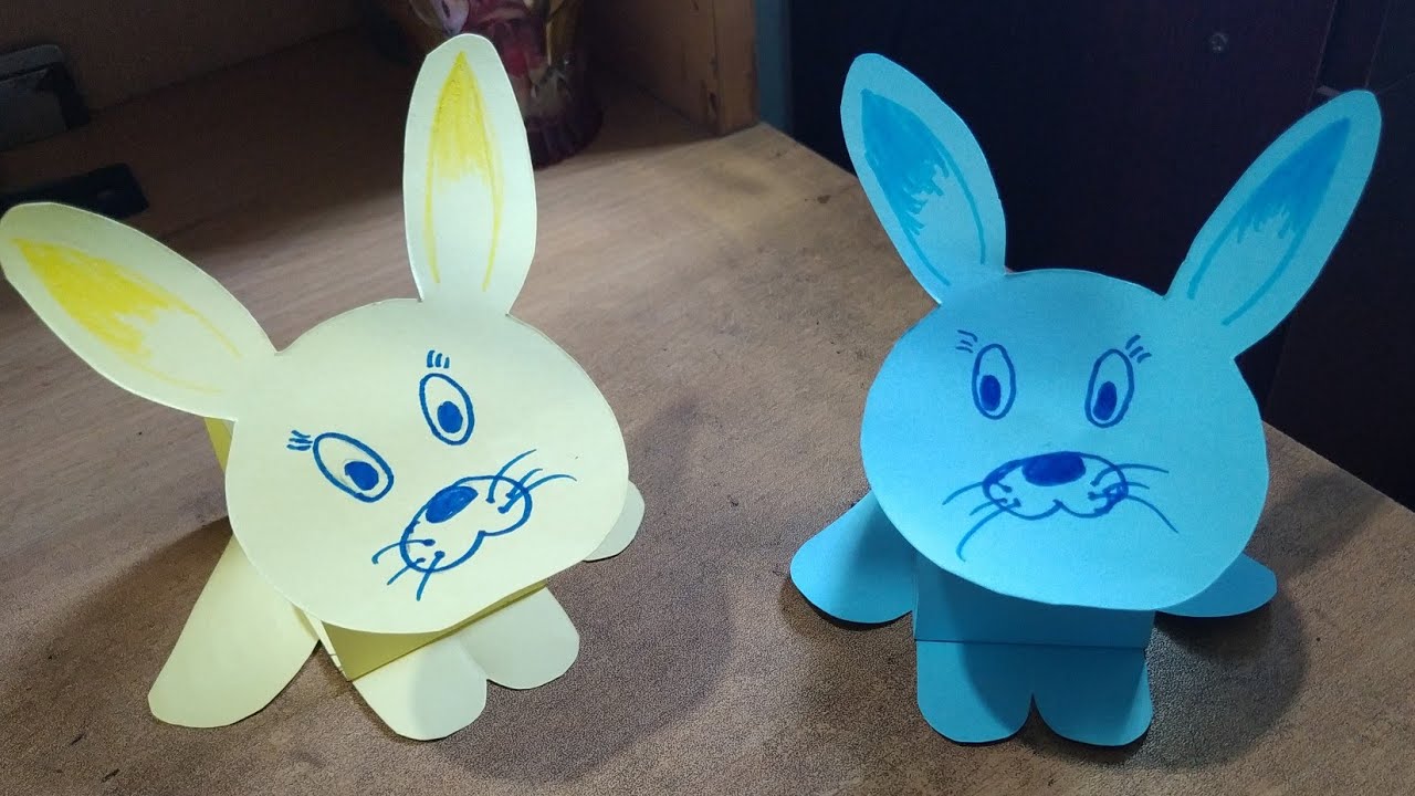 How to Make Paper Rabbit🐰🐰 - YouTube