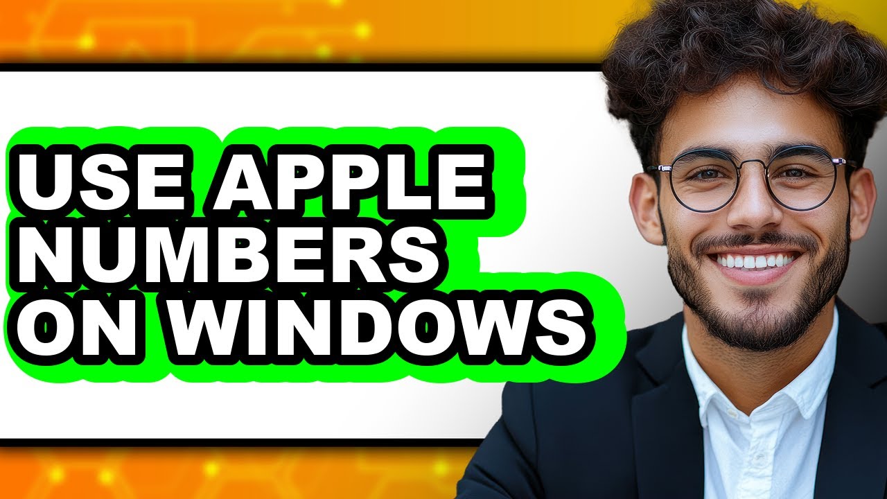 How to Use Apple Numbers on Windows (easy Method) - YouTube