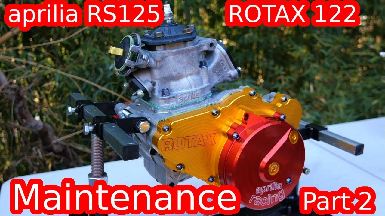 aprilia RS125 ROTAX 122 Maintenance Part 2 - YouTube