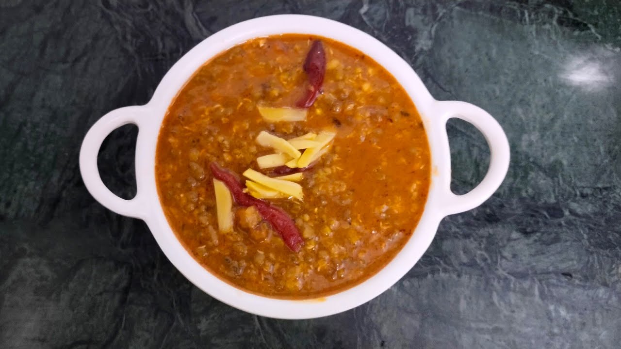 Hari moong daal kadhi simple recipe by cooking with Halima - YouTube