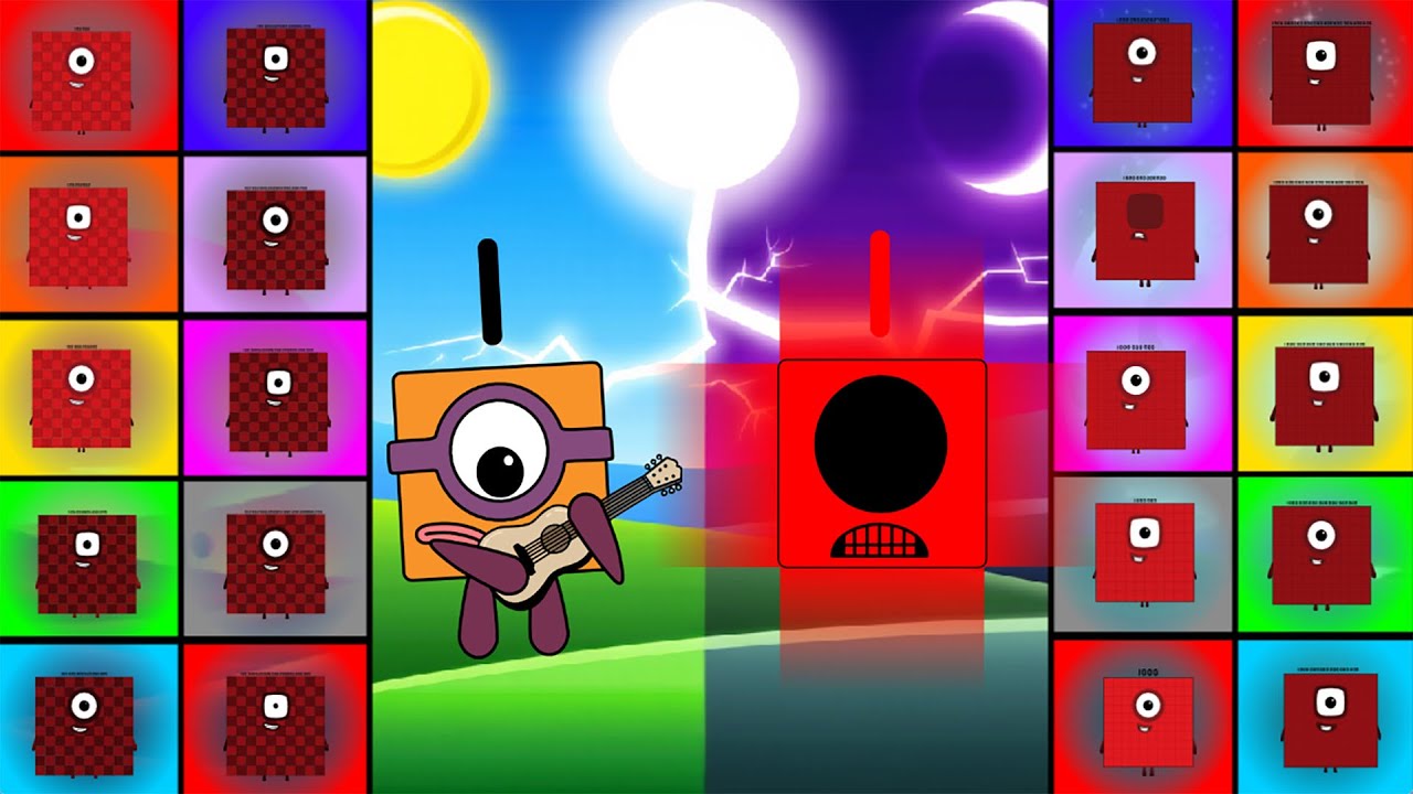 Numberblocks Band But Different 1K-1N Vs (100K-100N) Vs (1-10) But ...