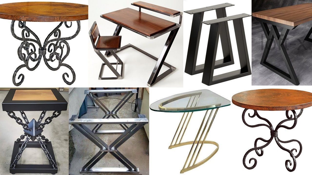Stylish metal table leg ideas you can consider using in your next ...