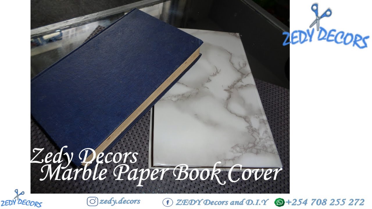 Marble Book Cover - YouTube
