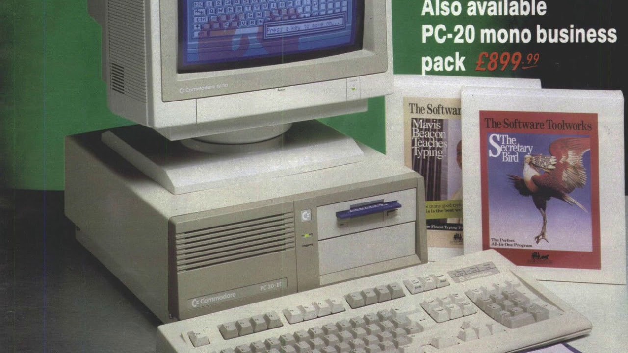 Commodore PC20-III PT1 - YouTube