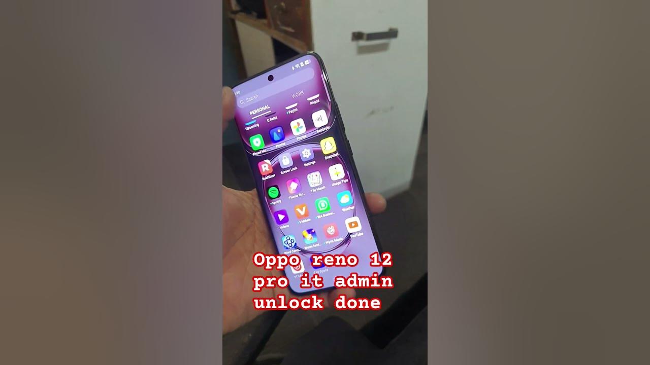 Oppo reno 12 pro device managed by admin Automatically resetting soon problem solved # ...