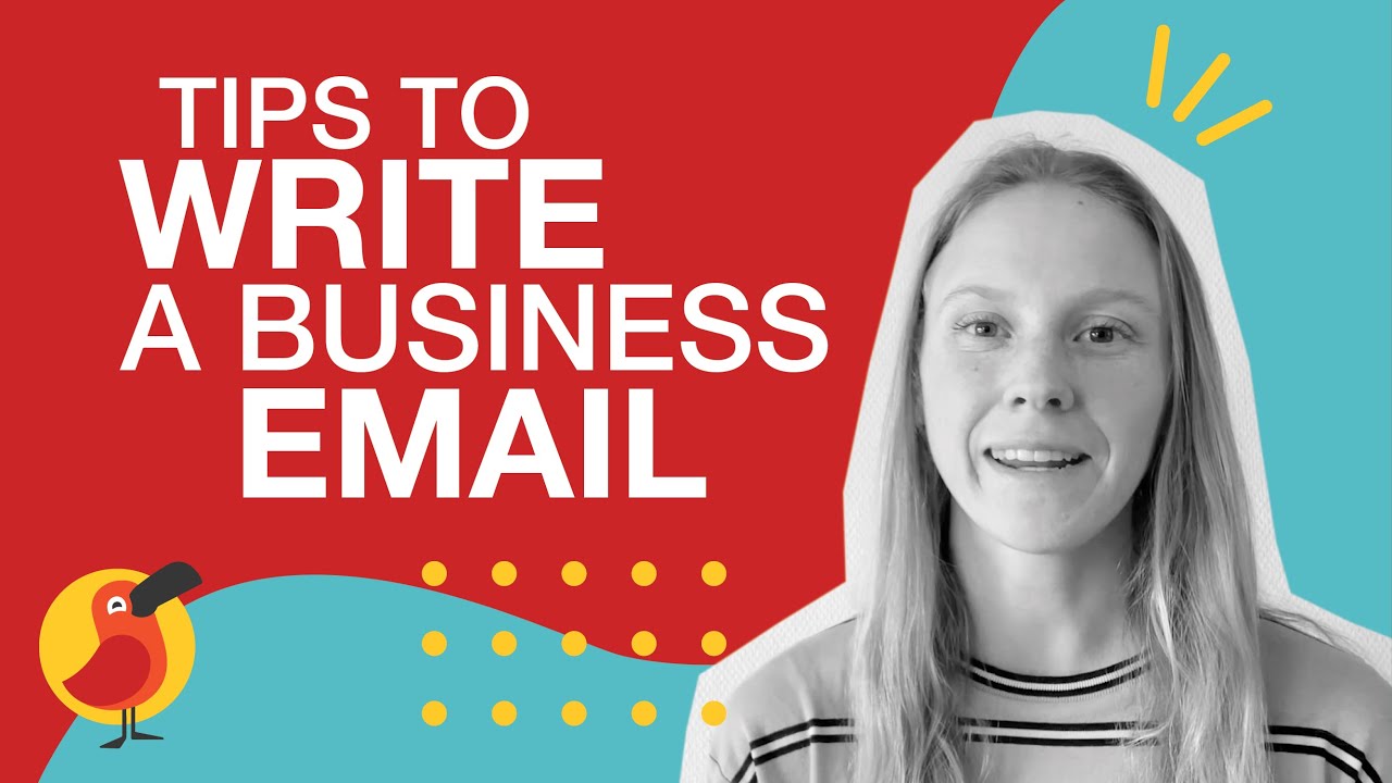 Tips to Write a Business Email - YouTube