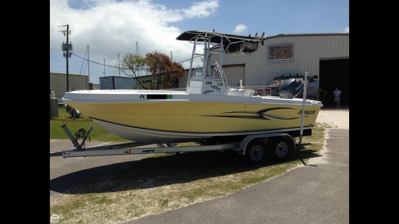 [SOLD] Used 2006 Angler 204 FX in Merritt Island, Florida - YouTube