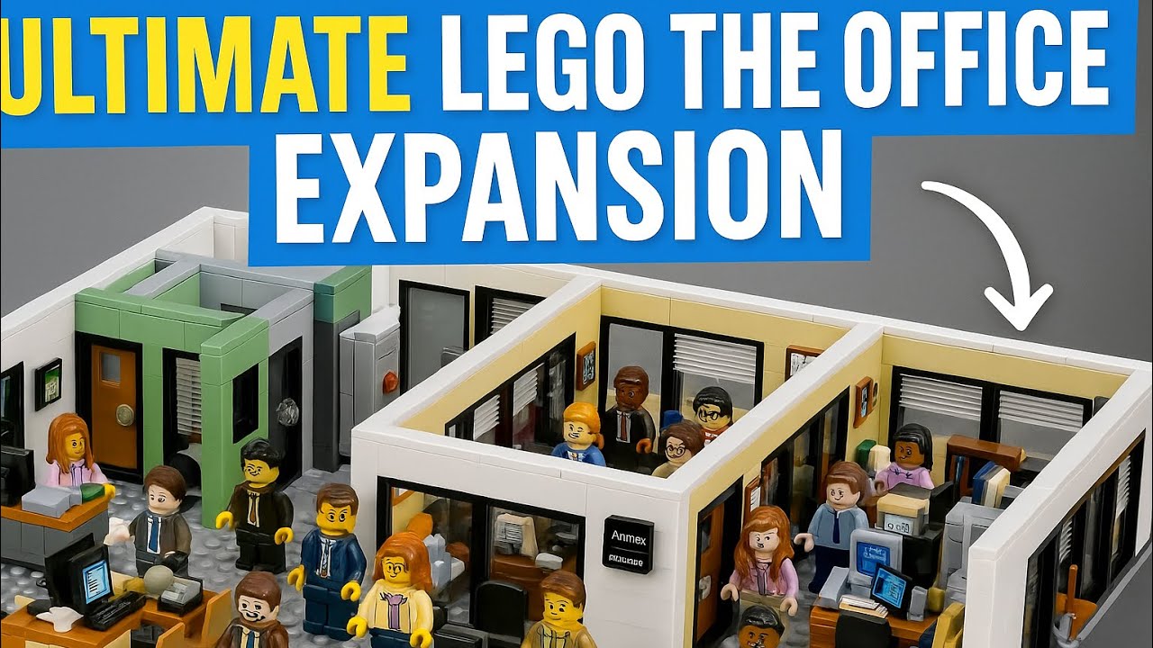 Ultimate LEGO The Office Expansion Build | Custom Minifigs, Annex ...