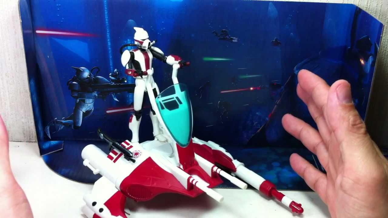 Star Wars 2012 Clone Wars Republic Assault Submarine with Scuba Clone ...