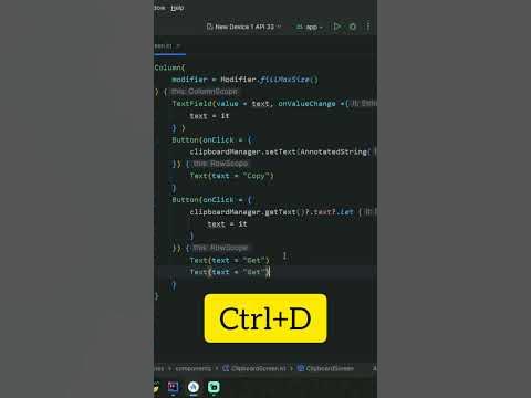 Android Studio Tips & Tricks - Duplicate Code Keyboard Shortcut #kotlin #androiddeveloper # ...