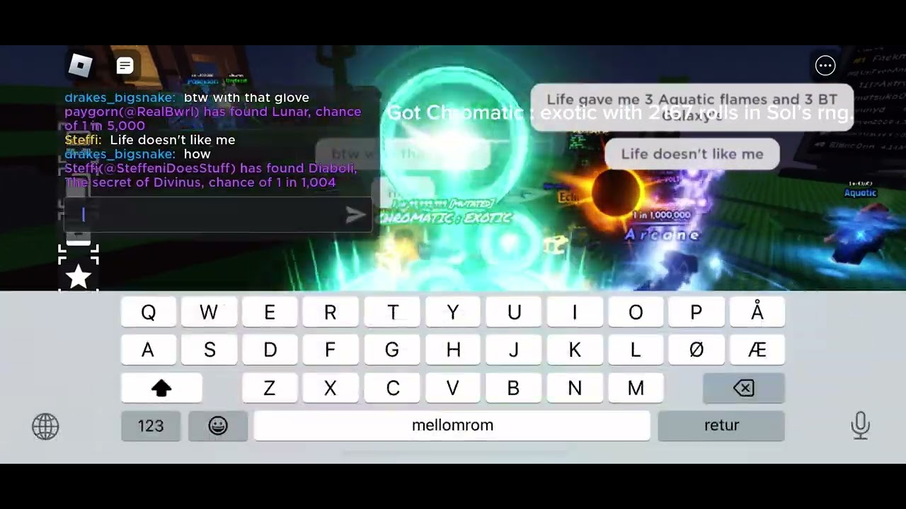 Getting Chromatic : exotic at #solsrng - YouTube