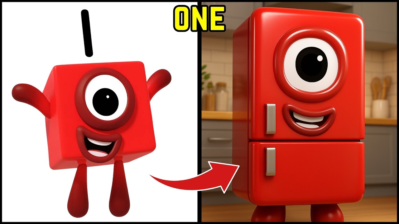 🔢 Numberblocks Reimagined as Household Appliances! 🏠⚡ | Fun and Playful ...