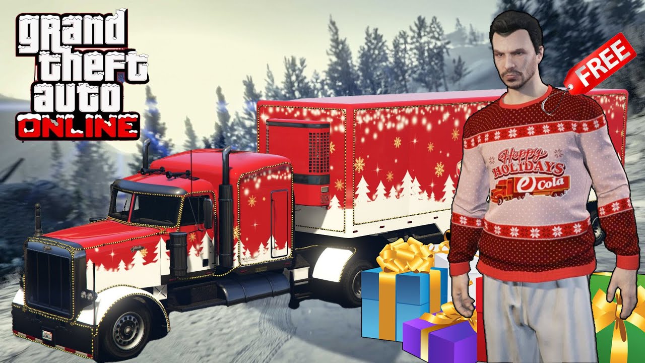 GTA Online Happy Holidays Hauler How To Get It To Spawn And Rare Gifts ...