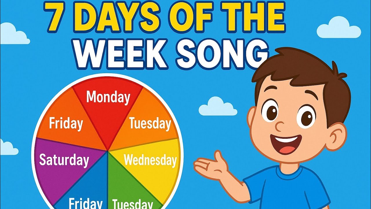 7 Days of the Week Song for Kids | Learn Days of the Week with Fun ...