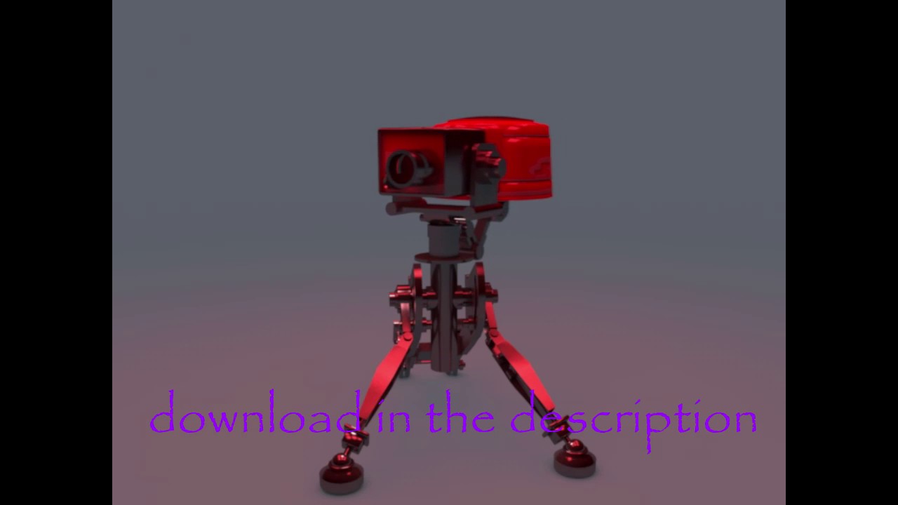 [TF2-C4D] sentry model - YouTube