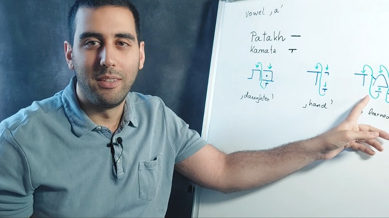 The vocal a in Hebrew (Kamatz and Patakh) | Hebrew #5 - YouTube