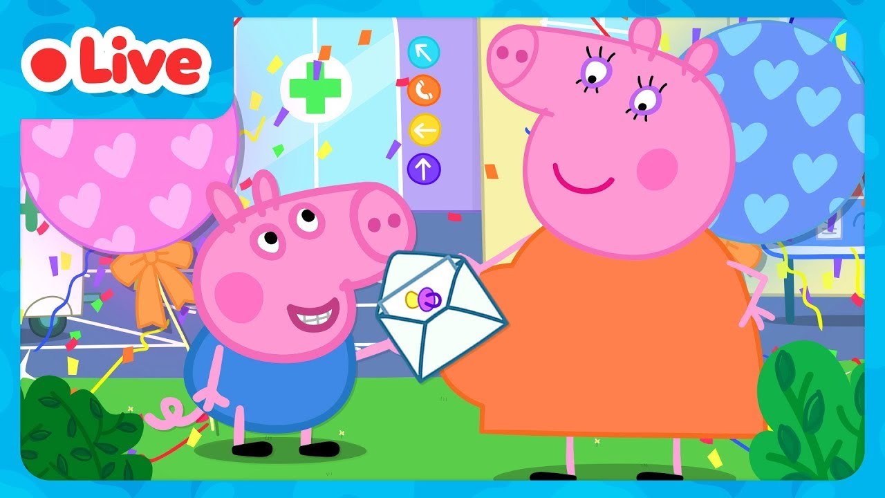 🔴 LIVE: George Pig And Baby Evie Adventures 🍼 Peppa Pig & Evie Pig Full ...