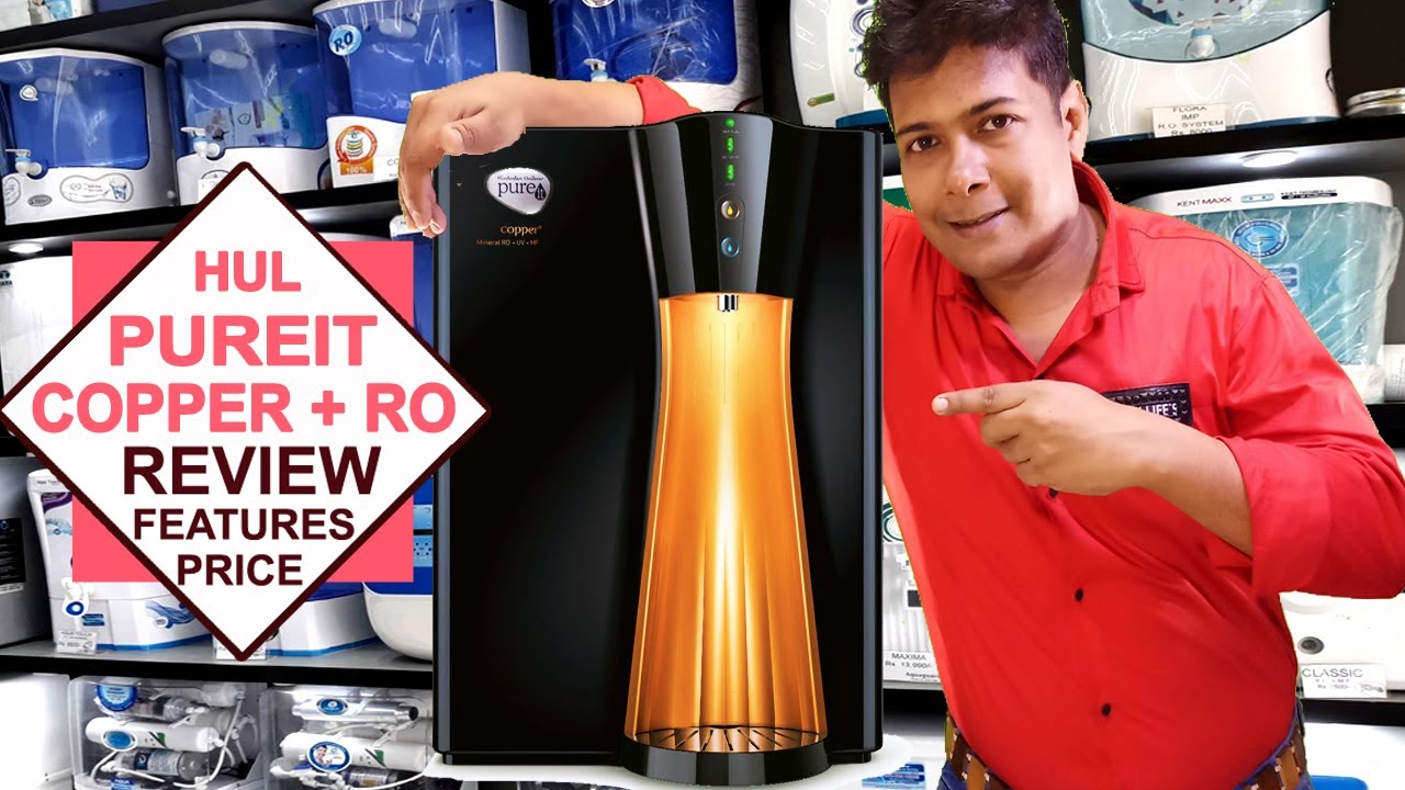 BEST WATER PURIFIER IN INDIA | HUL PUREIT COPPER PLUS RO+UV+MF WATER ...