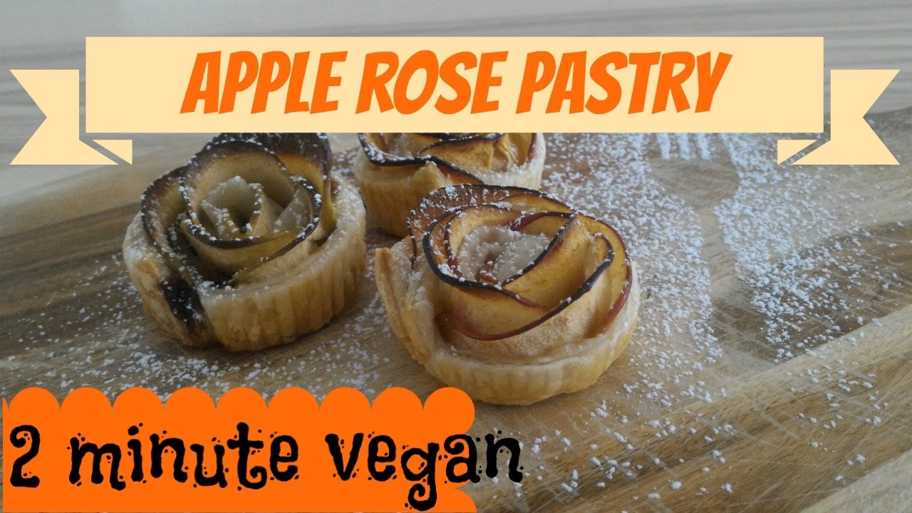 Chocolate Rose Pastry – 2 minute vegan [vegan for beginners ...