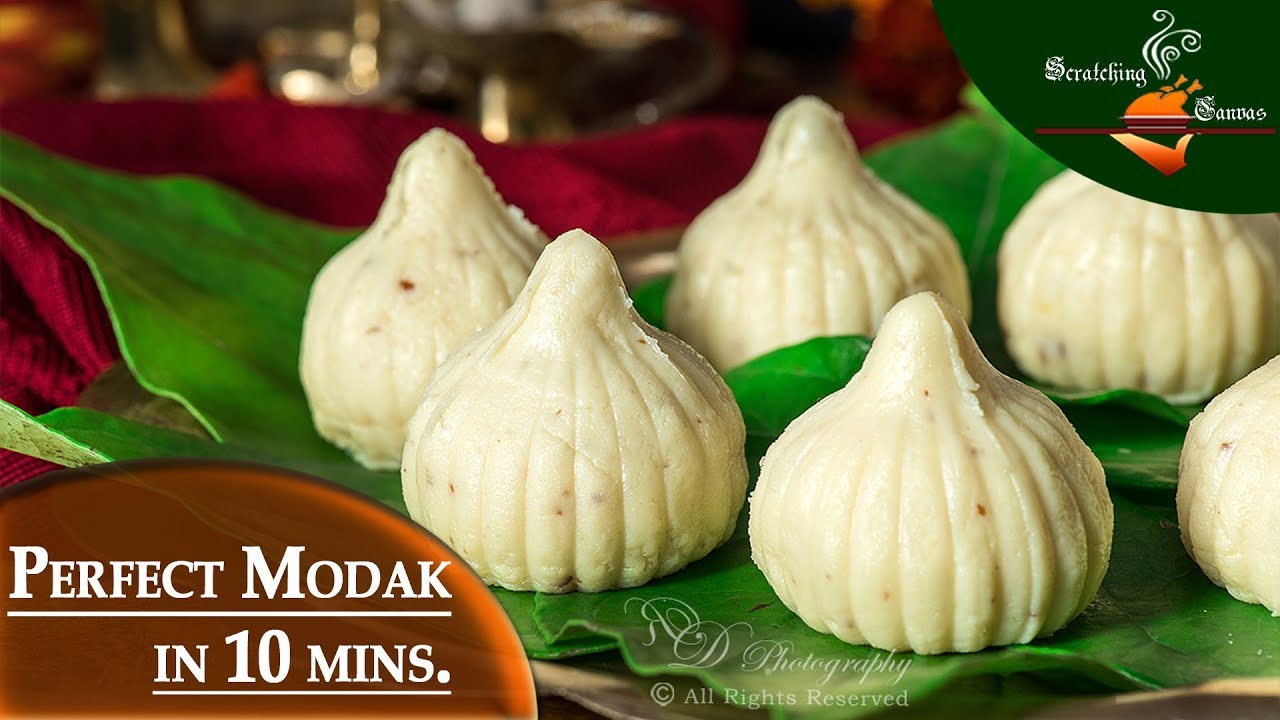 Make Perfect Modak in JUST 10 mins | Paneer Modak Recipe | Malai Modak ...