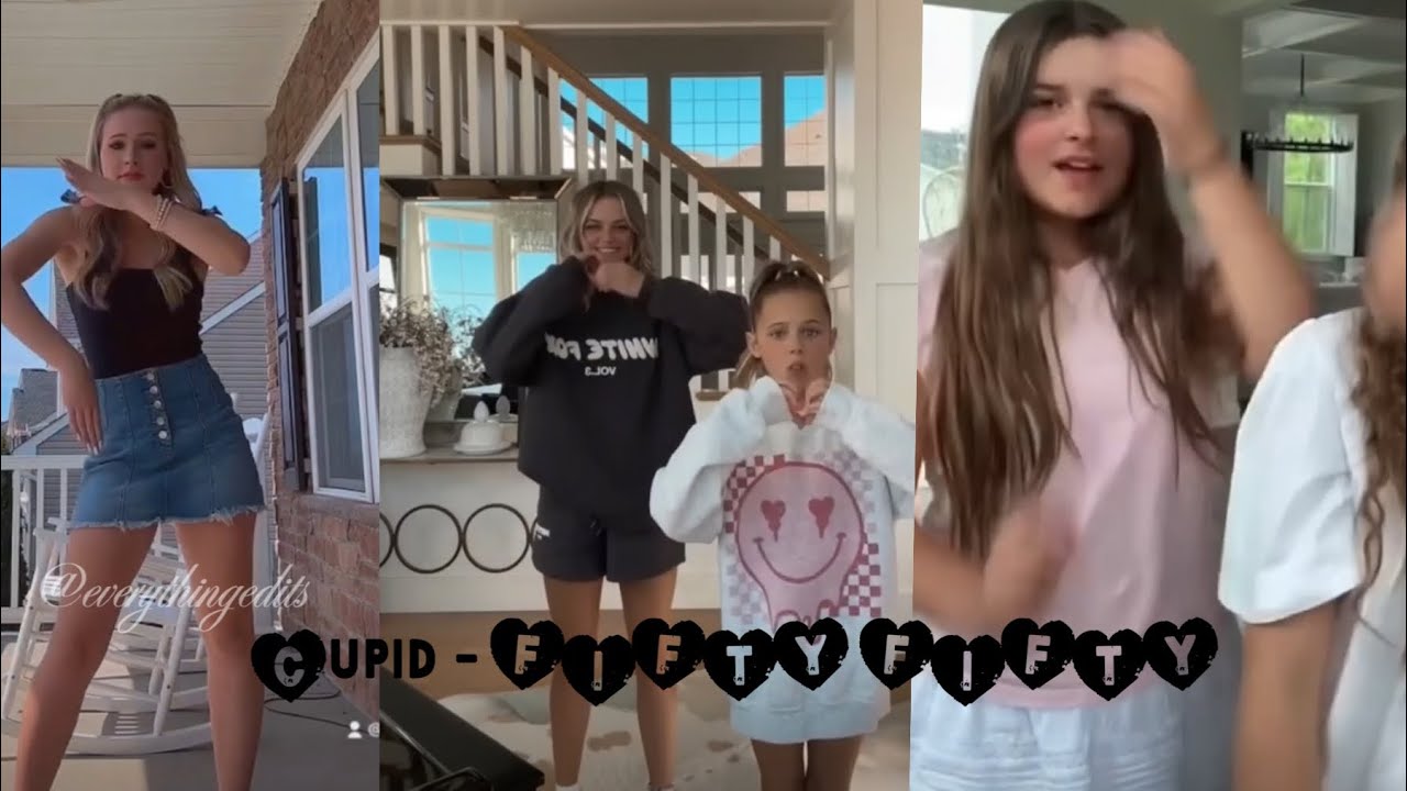 Cupid Dance Compilation - FIFTY FIFTY #cupid #love - YouTube